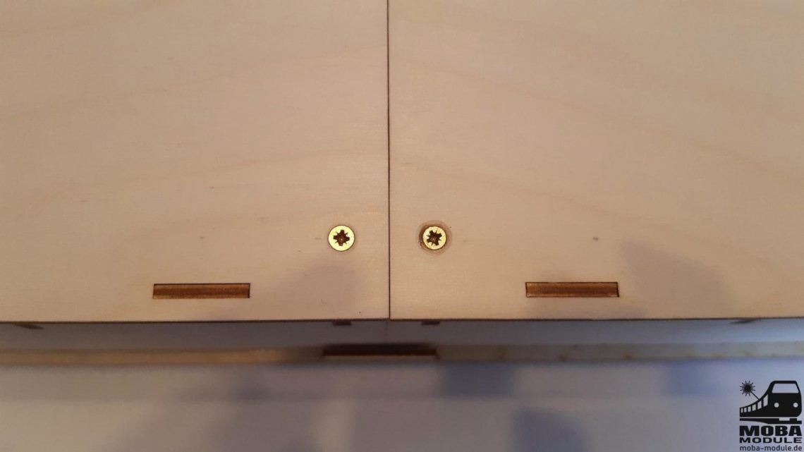 ferig aufgebautes mini diorama rückteil verschraubt modellbahn lasercut ...