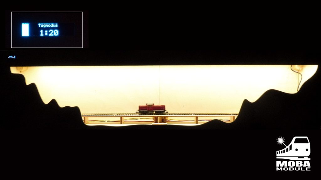 Modelleisenbahn Diorama Arduino Sketch Pendelzugsteuerung