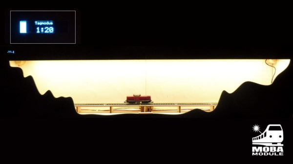 Modelleisenbahn Diorama Arduino Sketch Pendelzugsteuerung