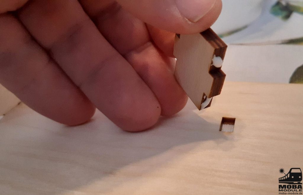 montage ständer gleistrasse mini diorama modellbahn lasercut spur n ...