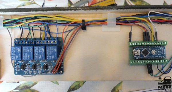 Modellbahn Mini Diorama Hardware, Software und Programm